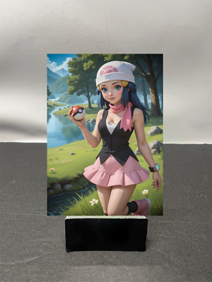 Dawn Pokemon Waifu Anime Custom Art Trading Card NSFW AVAILABLE W6241 ...