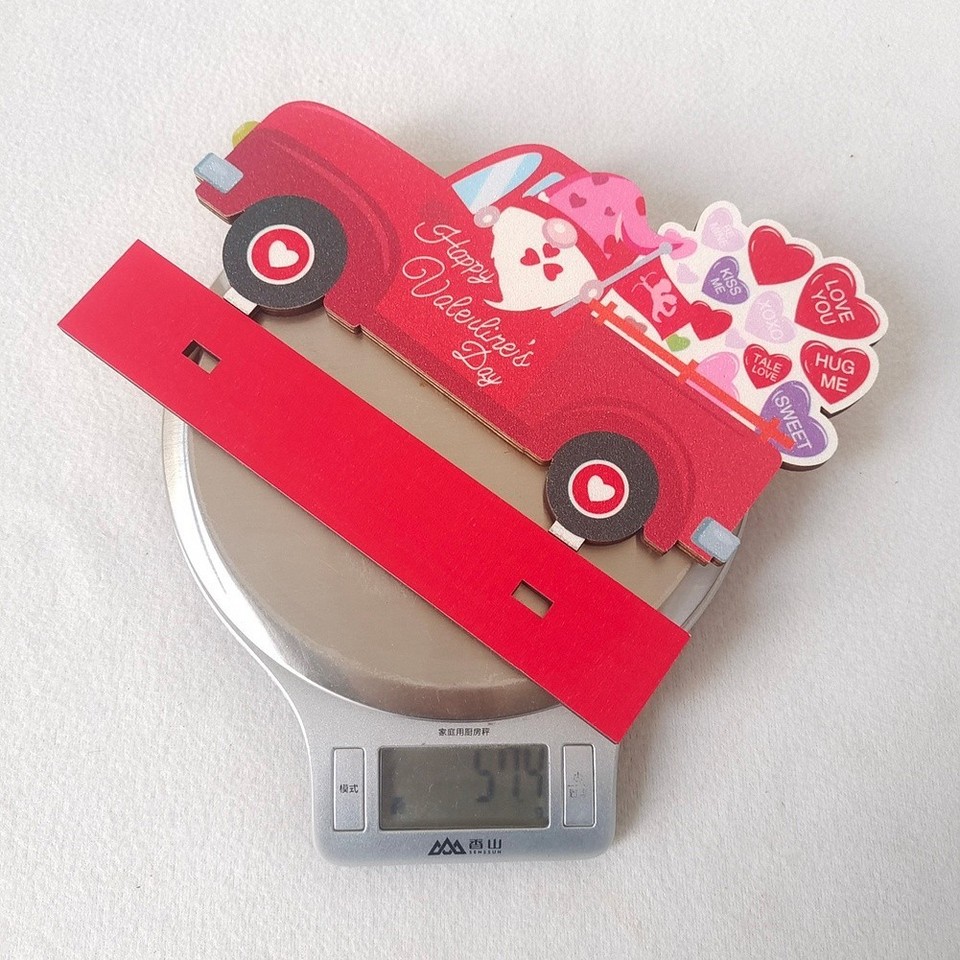 Unique Wooden Heart Ornament for Car Mirror Couple Home Valentine ...