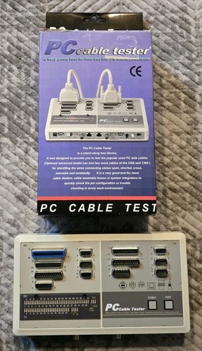 PC Cable Tester 258991 Serial, SATA, USB, Ethernet, And More Brand New ...