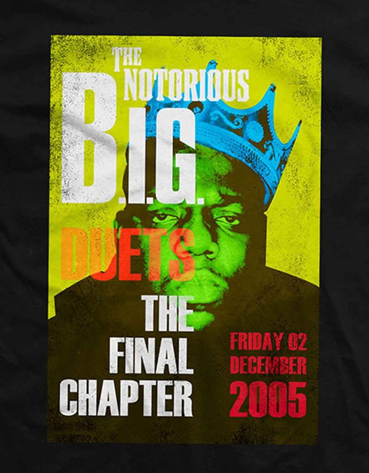 Biggie Smalls T Shirt Duets the Final Chapter Notorious BIG Official ...