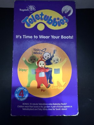 Teletubbies - It's Time to Wear Your Boots! VHS 2004 Late Era **TESTED ...