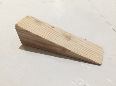 Handmade Wooden Non Slip Door Stop Wedge Stopper for Home & Office, 1 ...