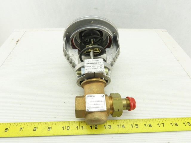 Siemens Flowrite 599 Series Valve With 4" Pneumatic Actuator for sale ...