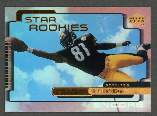 1999 Upper Deck Encore Pittsburgh Steelers Football Card #207 Troy ...