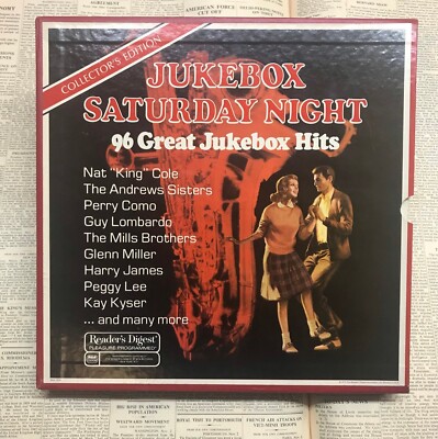 Jukebox Saturday Night 1975 Vintage vinyl boxed collection of 8 Lps ...