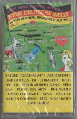 Neue Deutsche Welle 20 Hits der NDW MC NEU Joachim Witt Extrabreit Nena ...