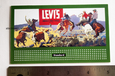 Levis Jeans, Advertisement Billboard - Custom Made Western Cowboy Theme ...