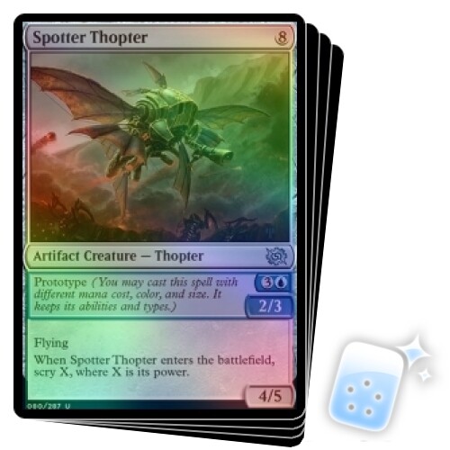 FOIL SPOTTER THOPTER X4 The Brothers' War BRO Magic MTG MINT CARD | eBay