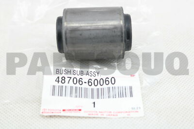 4870660060 Genuine Toyota BUSH SUB-ASSY, REAR LATERAL CONTROL ROD 48706 ...