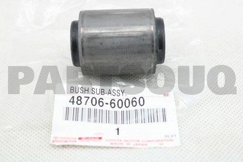 4870660060 Genuine Toyota BUSH SUB-ASSY, REAR LATERAL CONTROL ROD 48706 ...