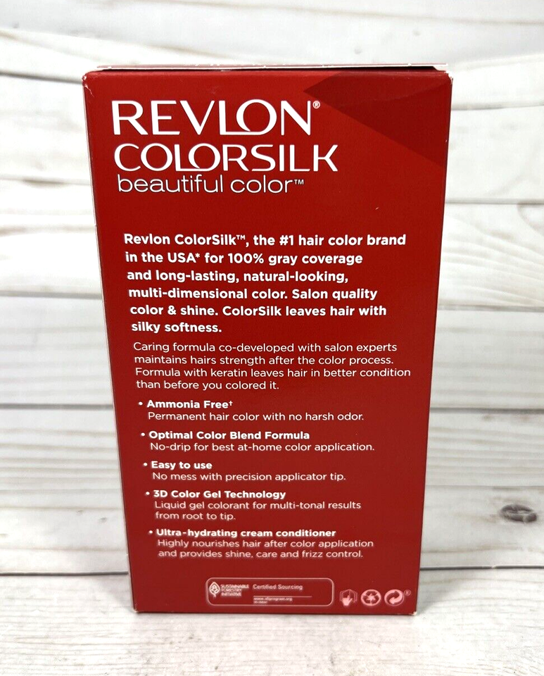 Revlon Colorsilk Golden Blonde #71 Permanent Hair Color Ammonia Free w ...