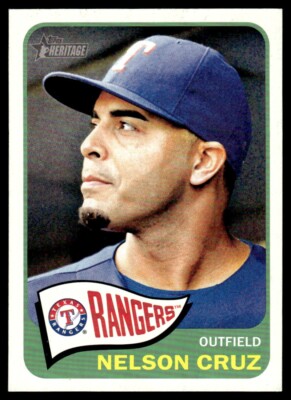 2014 Topps Heritage Baseball Nelson Cruz Texas Rangers #436 SP | eBay