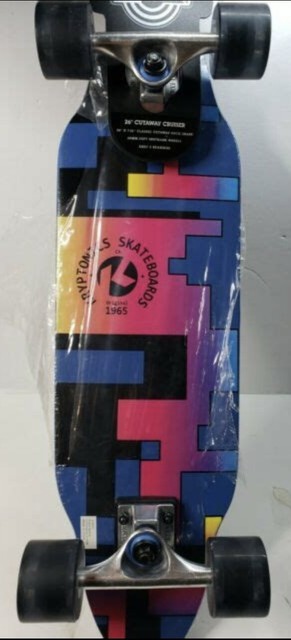 Kryptonics Mini Cutaway Cruiser Skateboard - Complete 26" for sale ...