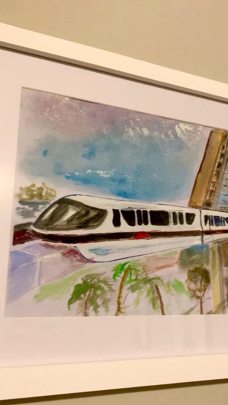 Walt Disney World / Monorail / A WDW art print / Prints From Artist | eBay
