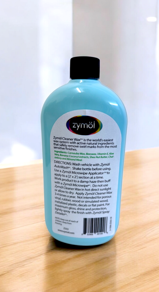 Zymol Cleaner Wax - SiO2 Car Paint Protection & Polish, Non-Solvent ...