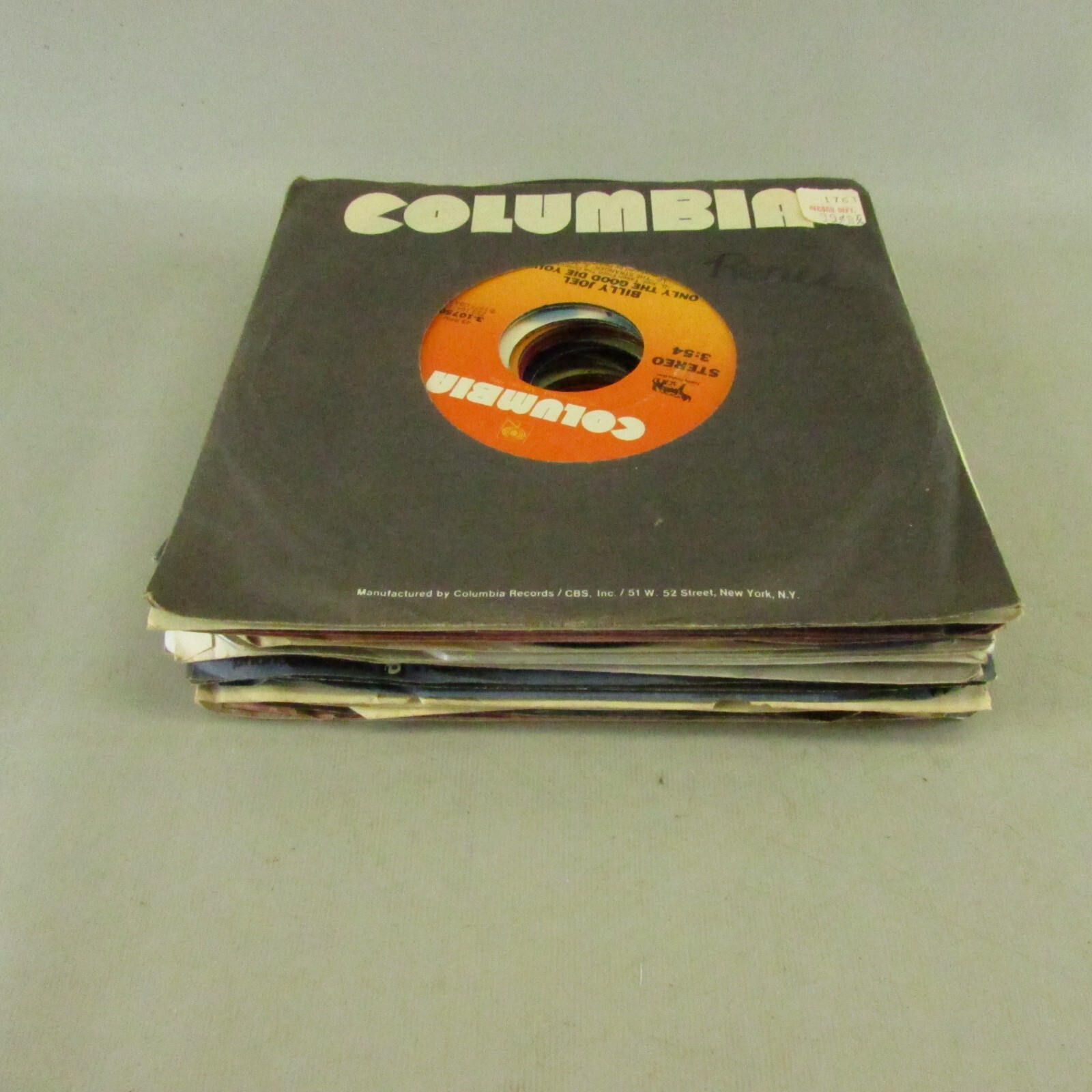Lot of 20 sleeved 45 rpm 7” Vinyl Records Rock Pop Country NO CRACKS ...