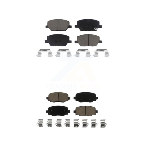 Ceramic Brake Pads Front Rear Kit For Jeep Renegade Fiat 500X | eBay