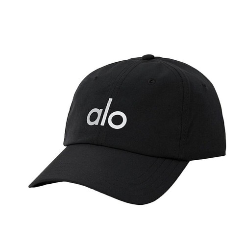 Alo Yoga Black Baseball Cap Adjustable Athleisure Sportswear Unisex ...