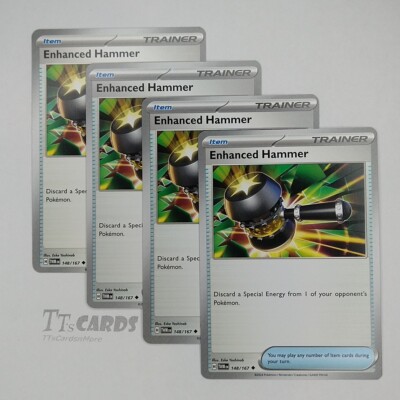 Enhanced Hammer 148/167 x4 - 4x Trainer Playset Pokemon S&V Twilight ...