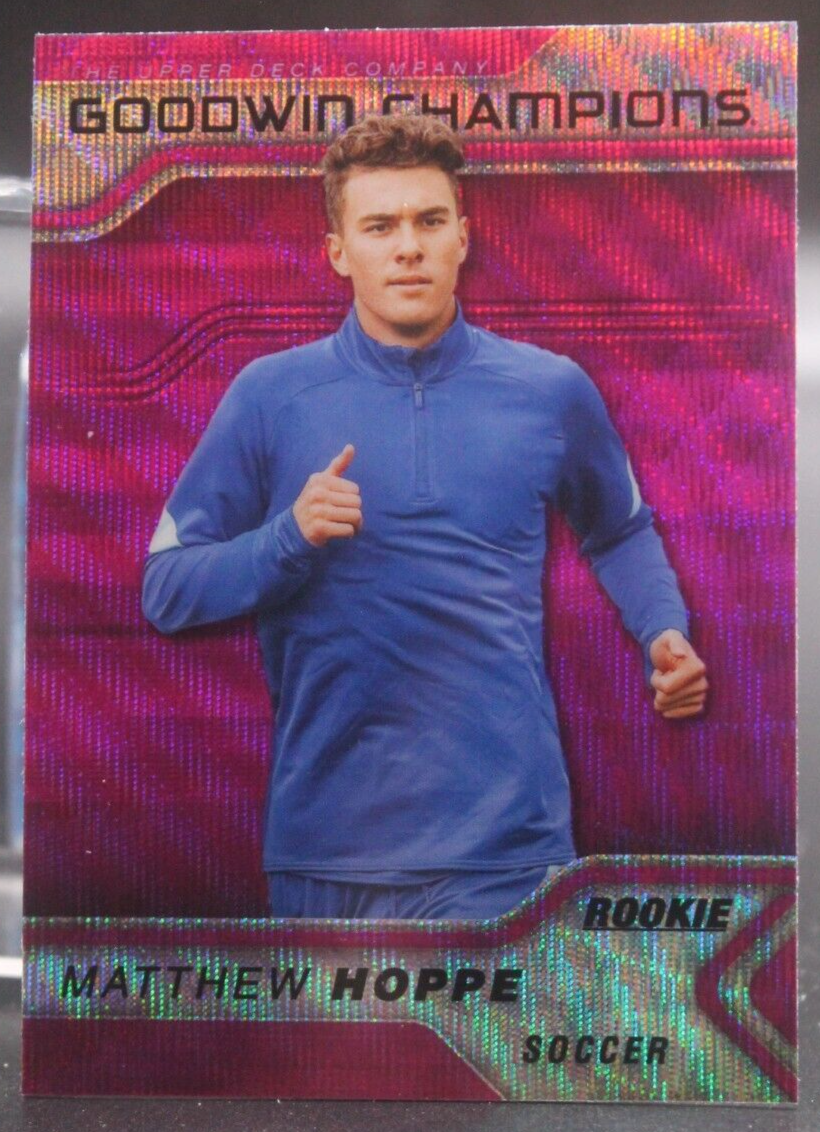 Matthew Hoppe (RC) - 2023 Upper Deck Goodwin Champions Pink Wave #P47 ...