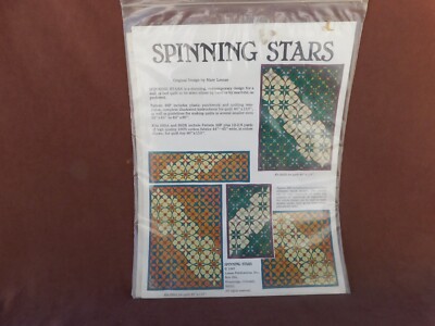 Spinning Stars Plastic Quilting Templates Leman Publications 1981 | eBay