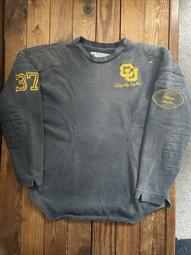 Vintage 80s CU Boulder Colorado Buffaloes Faded Black Old Style ...