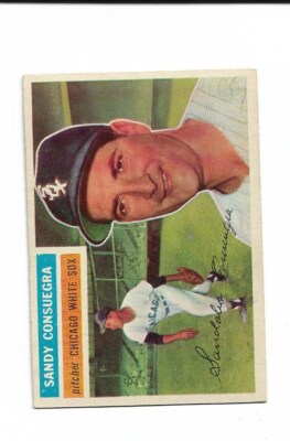 1956 TOPPS BB #265 SANDY CONSUEGRA/W. SOX EX/EX+ | eBay
