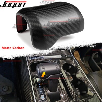 Raptor R Matte Carbon Fiber Gear Shifter Head Cover For Ford F150 ...