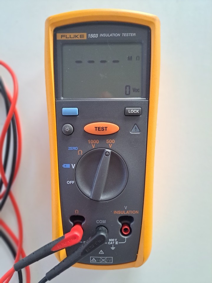 Fluke 1503 Digital Insulation tester Multimeter Isolationsmessgerät ...
