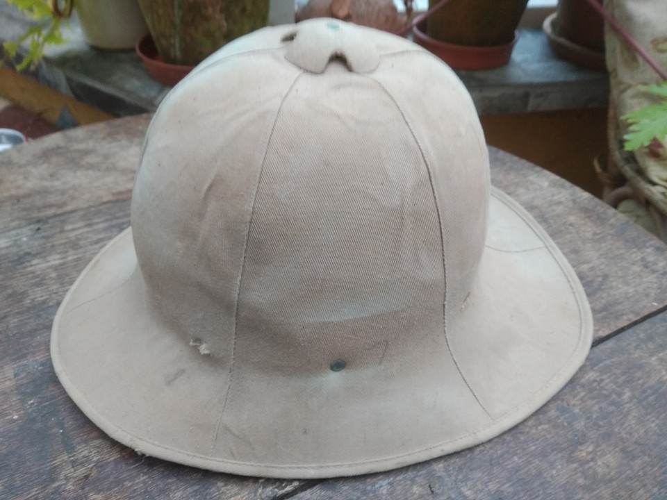 Vintage Pith Helmet Large Size | eBay UK