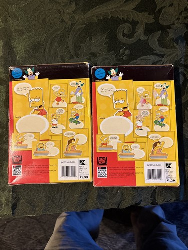 The Simpsons Valentines Day Cards 32 Pack With Seals Bart Simpson Lot ...
