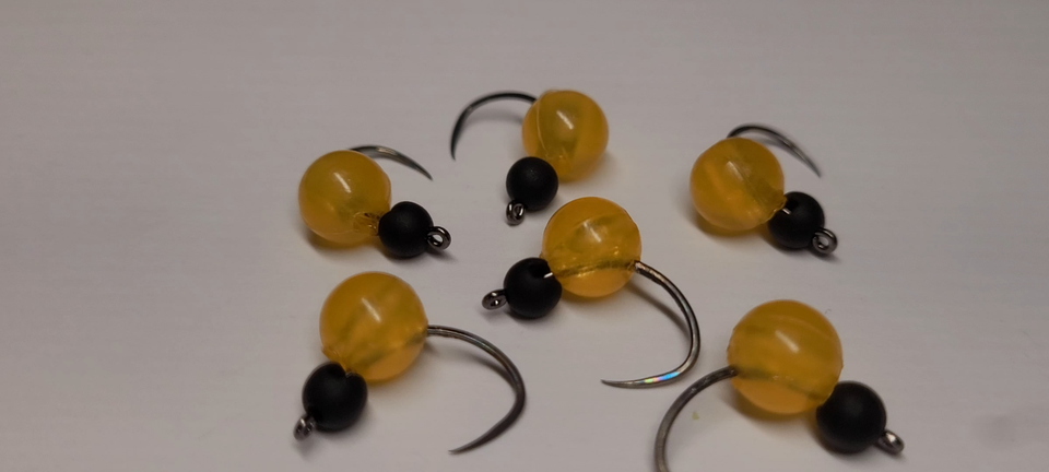 TROUT EGGS - GLO BUG EGG - 6 Flies - UV - TUNGSTEN - Fly Fishing Flies ...