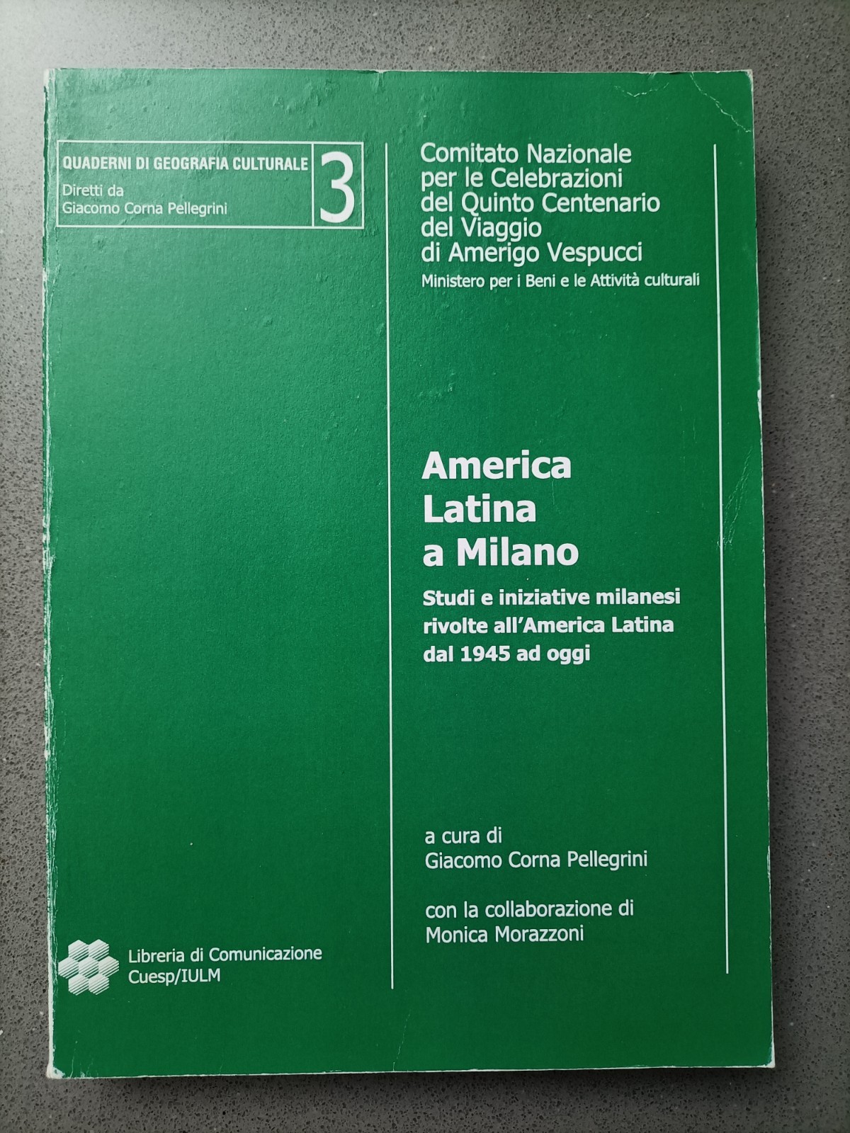 AMERICA LATINA A MILANO - IULM - QUADERNI DI GEOGRAFIA 3 - PELLEGRINI ...