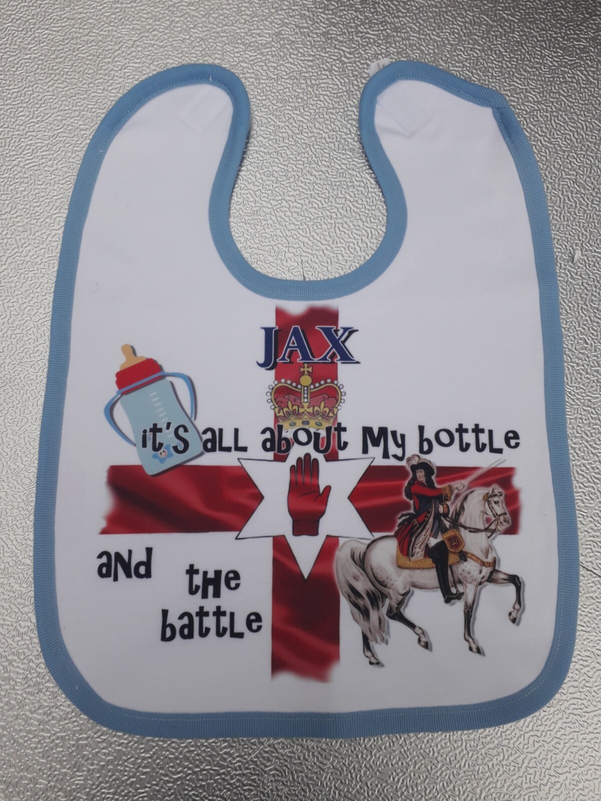 Personalised loyal Ulster orange lodge sash lol twelfth Baby Bib | eBay