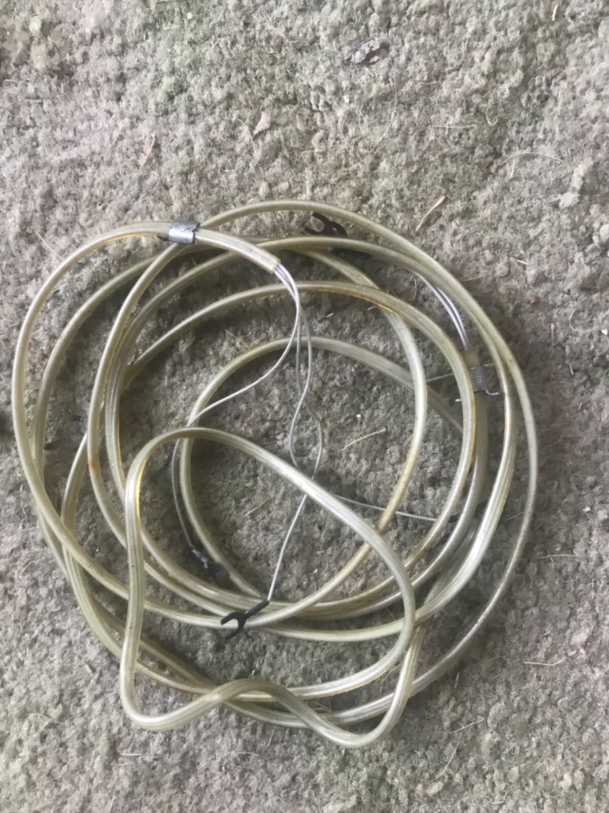 Telephone Clear Spade Tip Cord - 6ft Spaded 3 wire Used | eBay