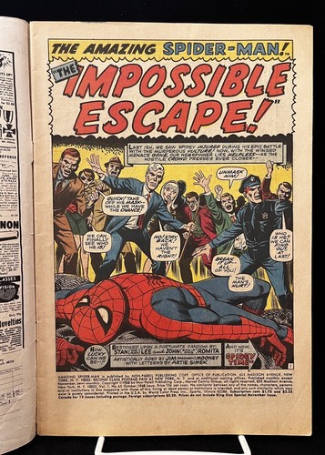 🕷️ AMAZING SPIDER-MAN #65 (1968) 1ST SERIES PREOWNED VERY GOOD MARVEL ...