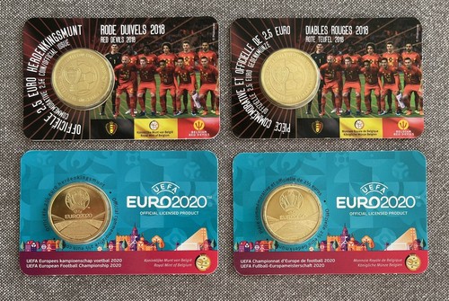 Belgium 2018-2020 | 2,5 euro coincard | Red Devils | Coins | Soccer ...