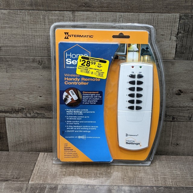 Intermatic Ha09 Wireless Handy Remote Controller 6 Channel for sale ...