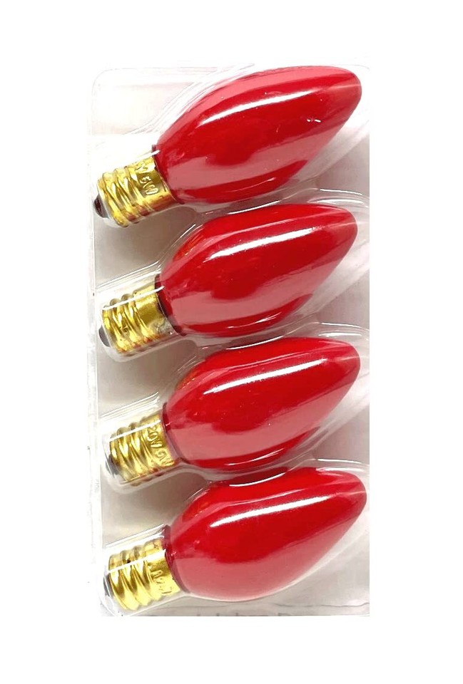 Red Night Light Bulb Replacement Bulbs 5w 120v 4 Ct | eBay