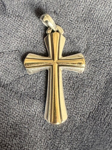 James Avery two tone flare cross pendant | eBay