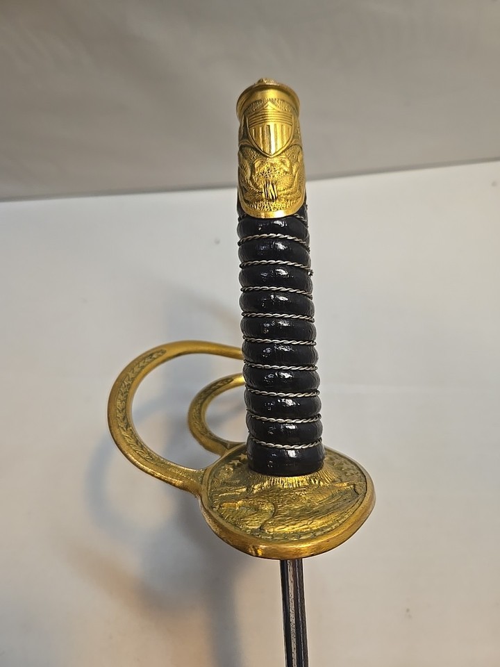 U.S. Armory Springfield Model 1872/1880 Cavalry Officers Sword Saber w ...