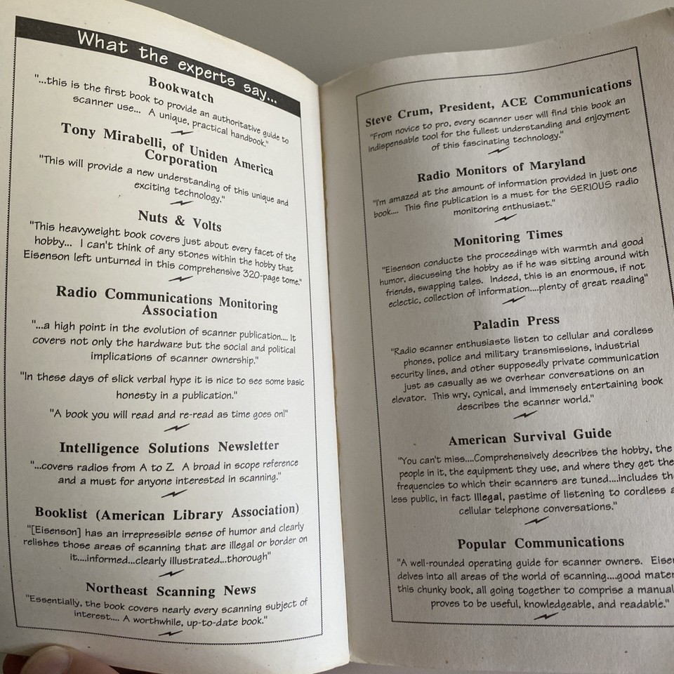 Scanners and Secret Frequencies (Electronic Underground Series ...