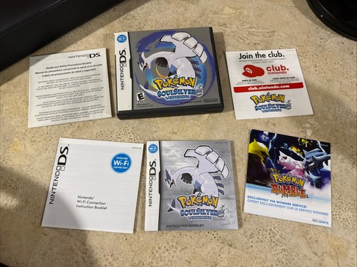 Pokémon Soul Silver (DS, 2009) Case Box, Manual, And Inserts Only *No ...
