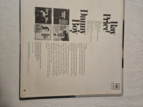 Ray Price - Danny Boy (1967 MONO Vinyl Record) CL2677 | eBay