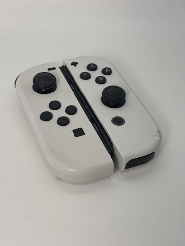 White Nintendo Switch Joy-Con OLED Model HAC-015 Joy-Cons | eBay