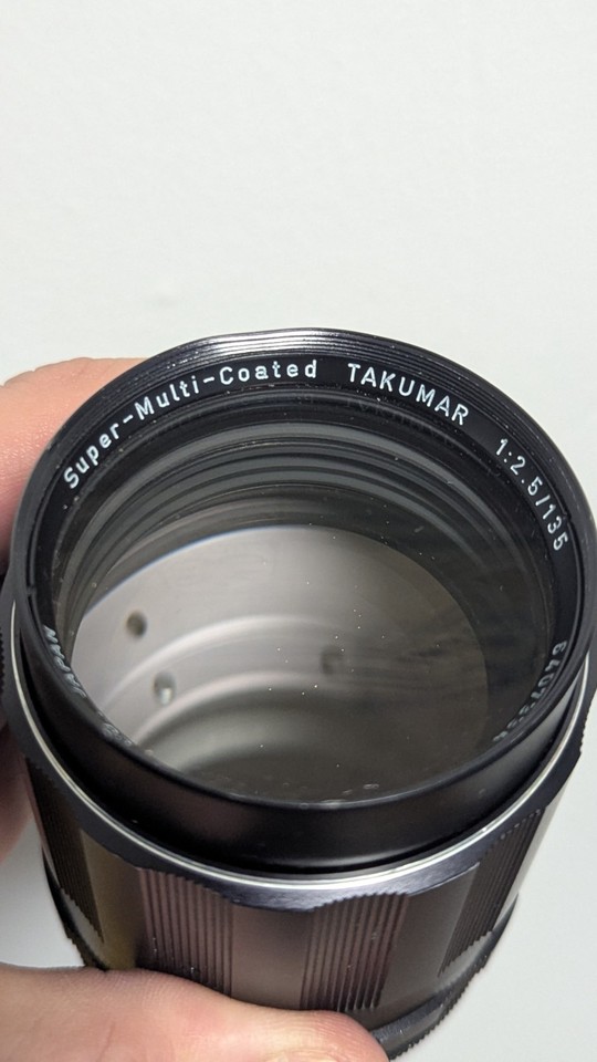 Super-Multi-Coated Asahi Super Takumar 135mm f/2.5 6-element Very rare ...