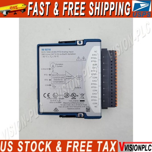 NEW National Instruments NI 9216 NI-9216 Temperature Input Module 8 ...