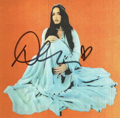 DEMI LOVATO SIGNED AUTOGRAPH DANCING WITH THE DEVIL CD INSERT BECKETT ...