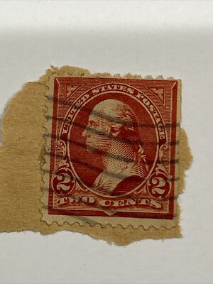 Vintage Stamp 1902 George Washington 2 Cent Red - Rare US Postage #F4 ...