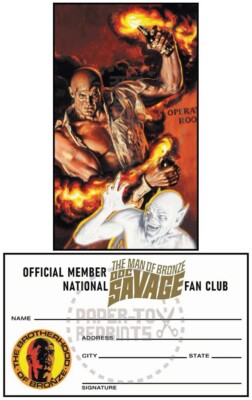 THE ALL WHITE ELF - DOC SAVAGE ART CARD AND FAN CLUB MEMBERSHIP CARD | eBay
